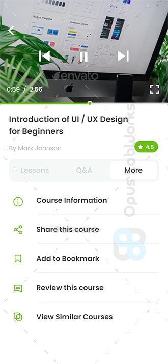 Online Learning App UI Kit| Online exam app UI Kit| Online Class App UI Kit| CourseHub, Web Elements